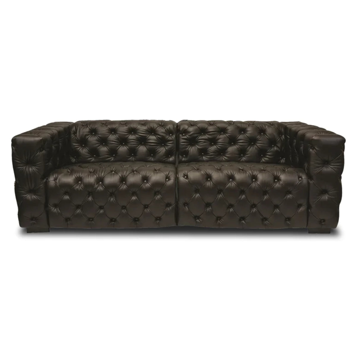 Winston Leather Sofa Black Motion Collection – URBAN HOME