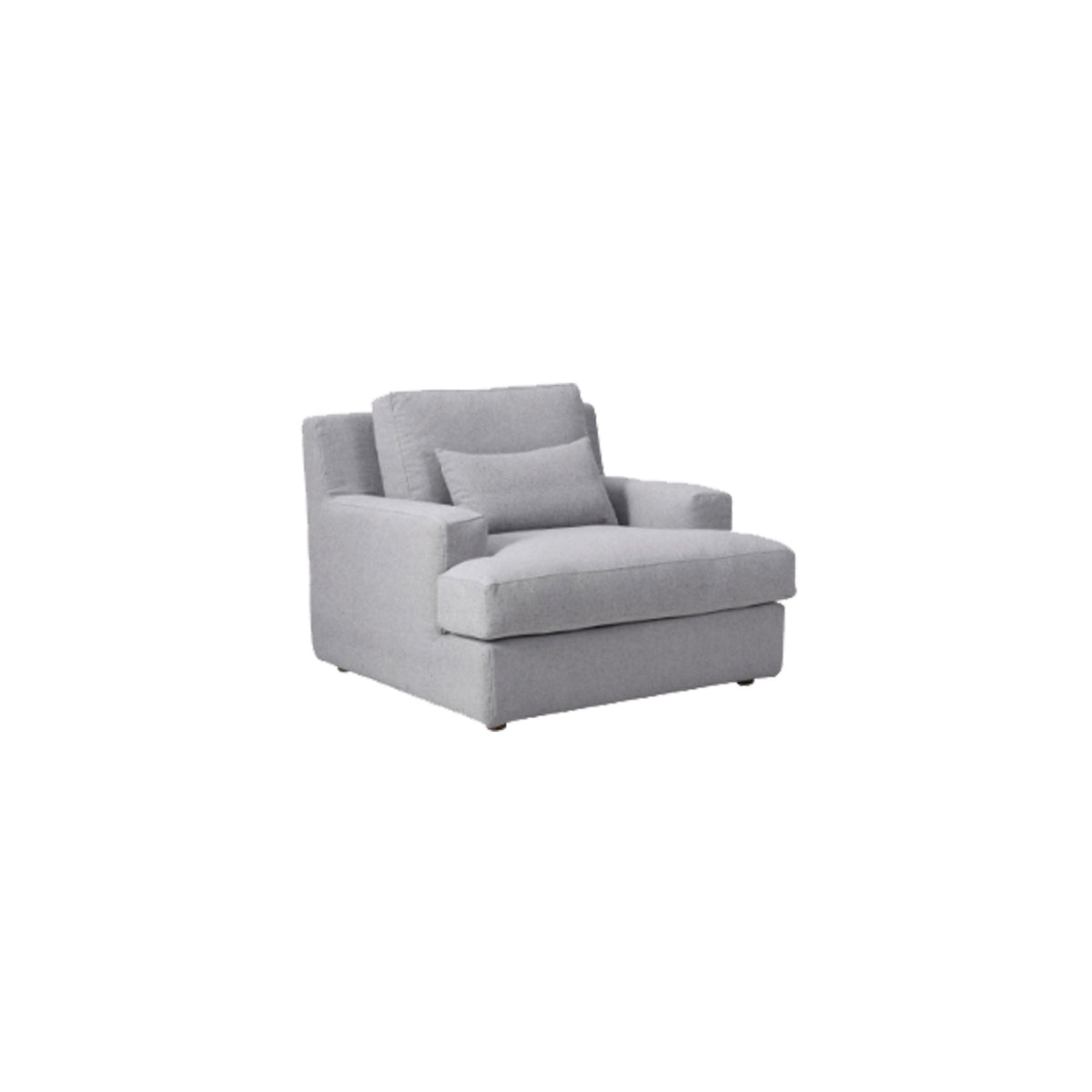 Glacier Fabric Bay Chair Grey – URBAN HOME